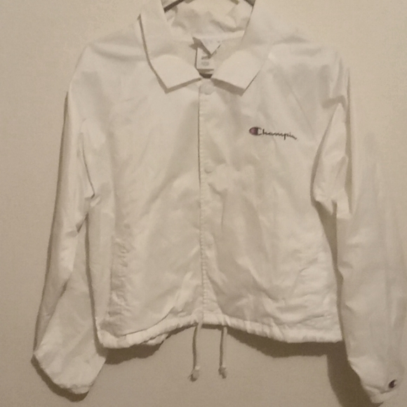 Champion | Jackets & Coats | Champion Large White | Poshmark